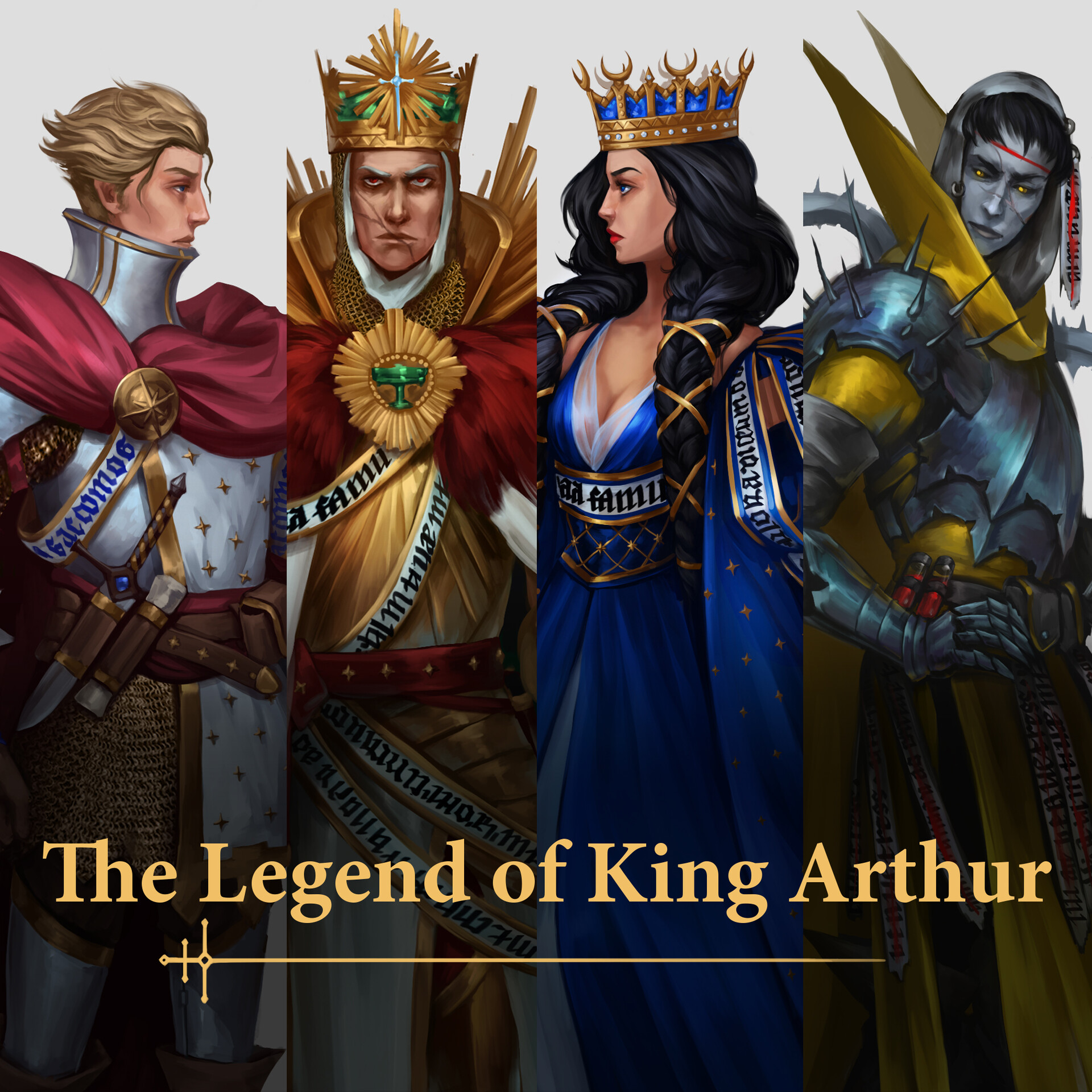 ArtStation - The Legend of King Arthur Character Design