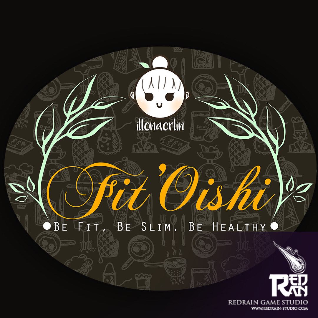 ArtStation - Fit'oishi Logo Design