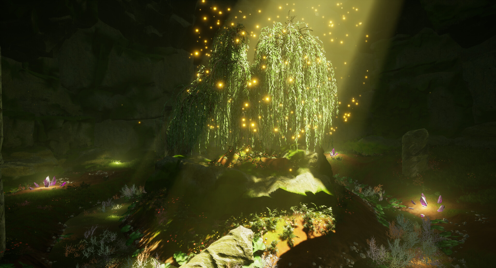 ArtStation - Firefly Cave