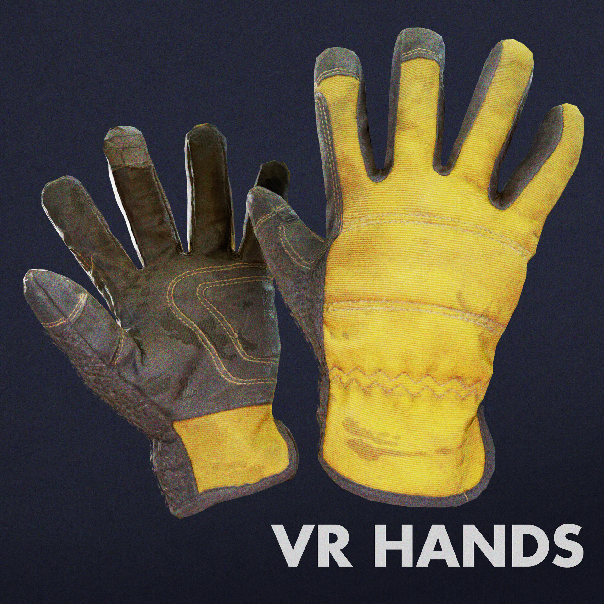 ArtStation - 3D Scanned VR Gloves