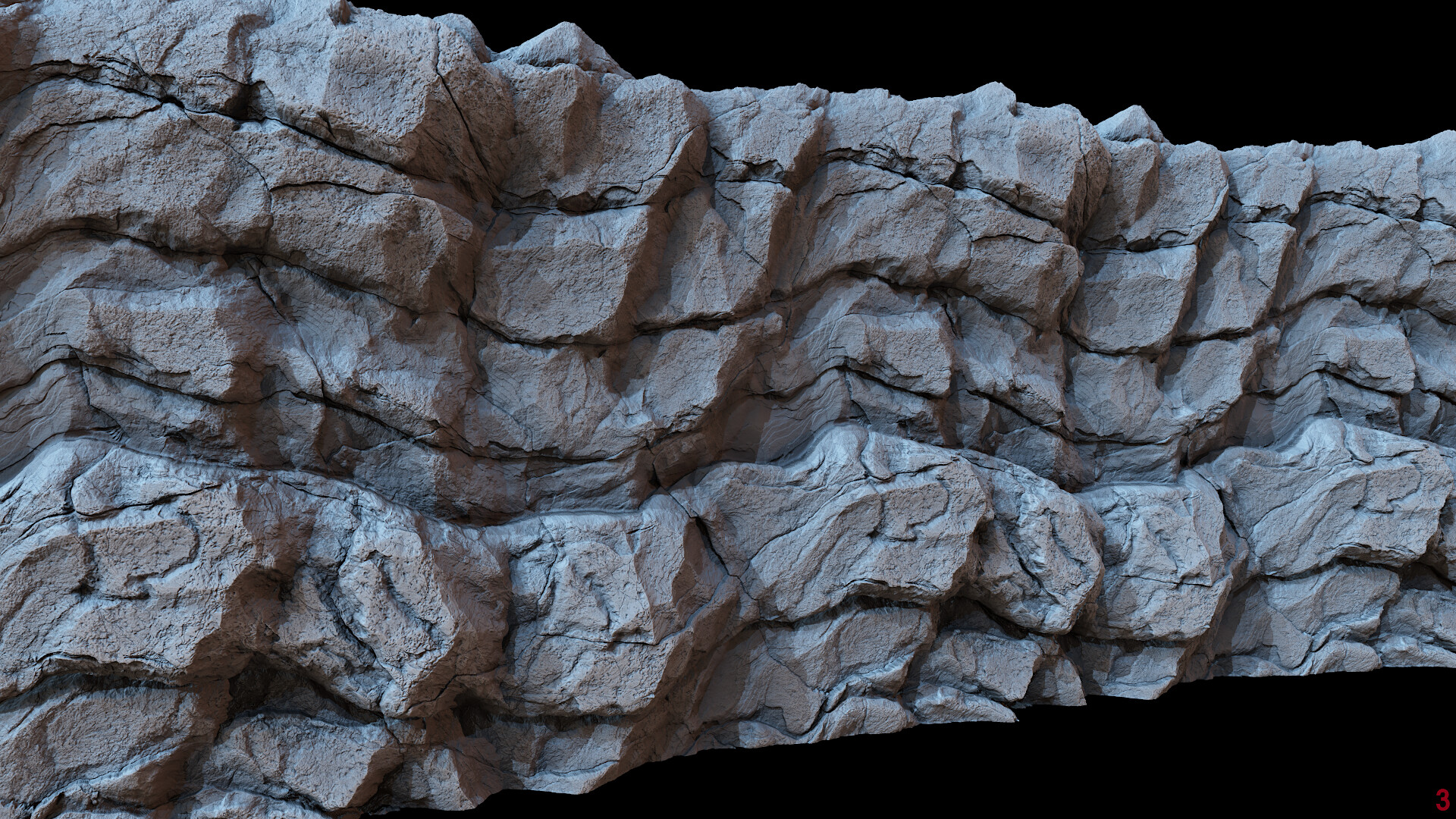 ArtStation - Layered Rocky Cliffside - Substance Designer