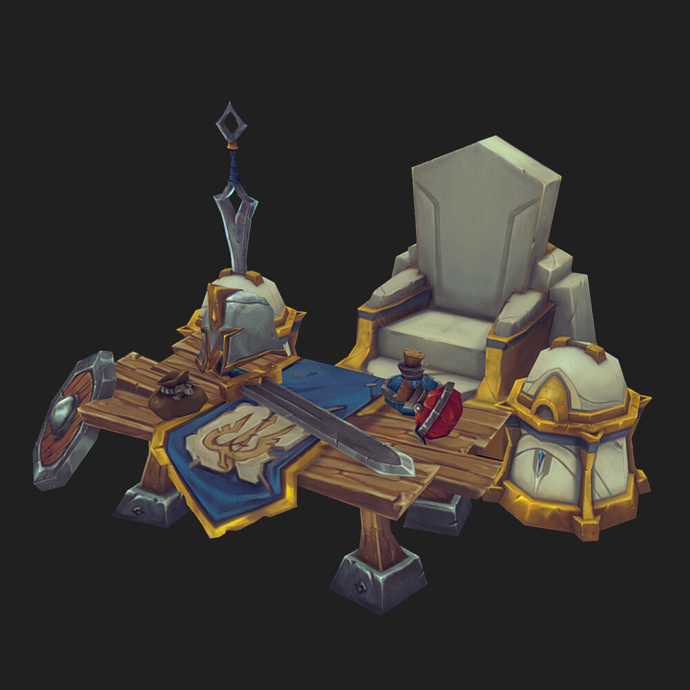 ArtStation - Demacian Recruits Armory