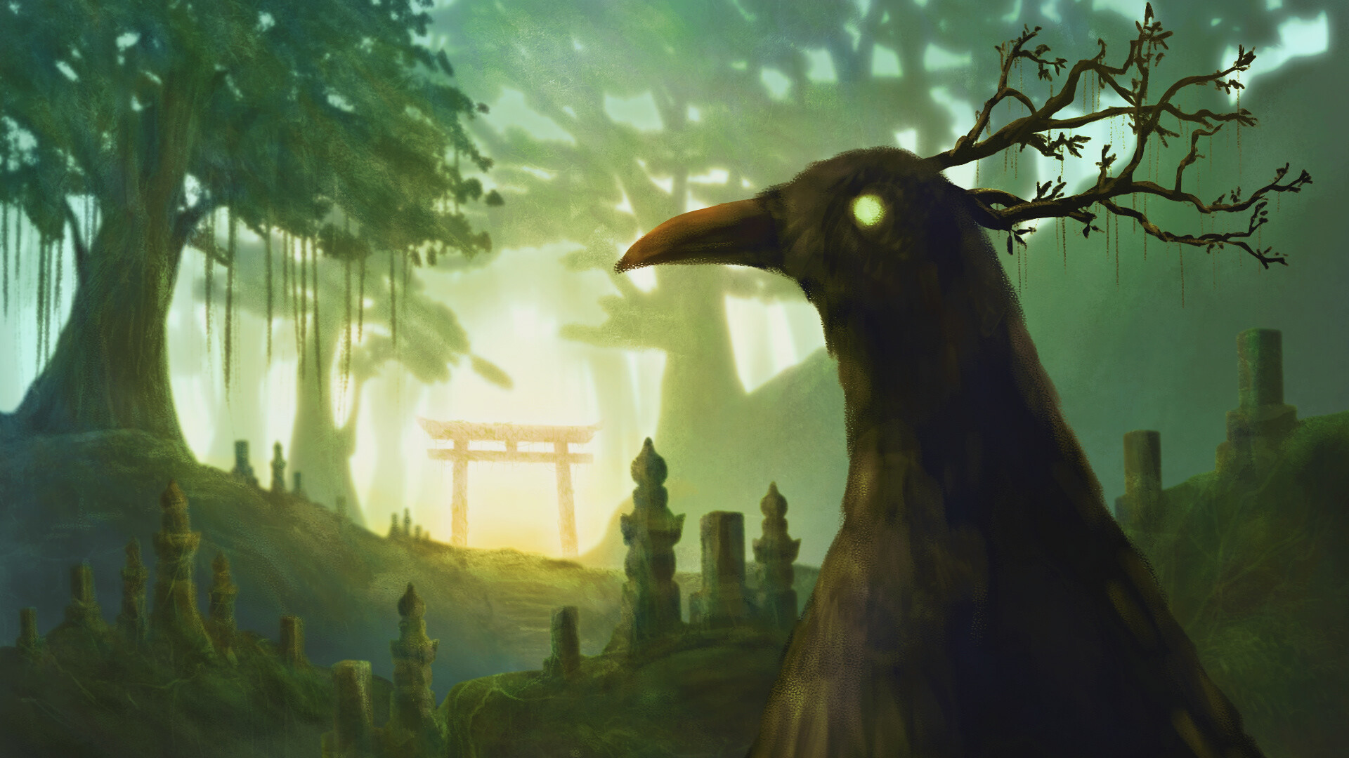 ArtStation - Matte Painting Concept Art: The Story of a Death God