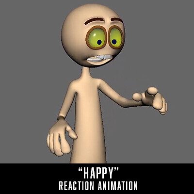 ArtStation - Happy Reaction Animation