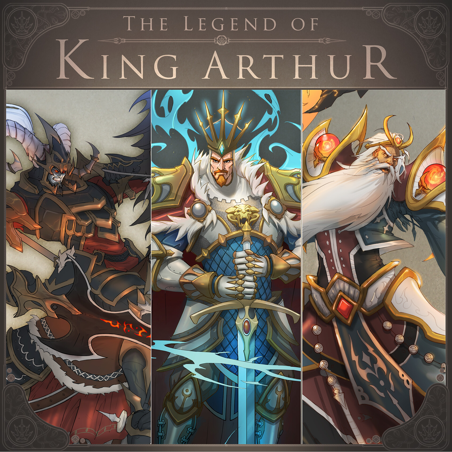 ArtStation - The Legend of King Arthur - Character Concept Challenge