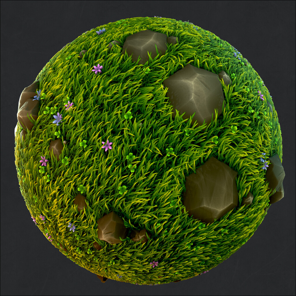ArtStation - Stylized Grass