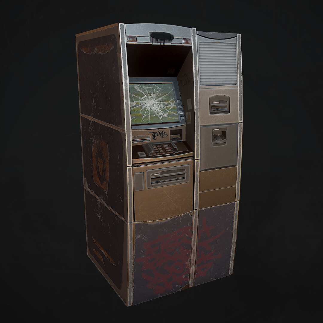 ArtStation - Game Ready Atm Machine