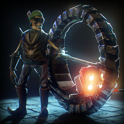 ArtStation - Wheel skeleton
