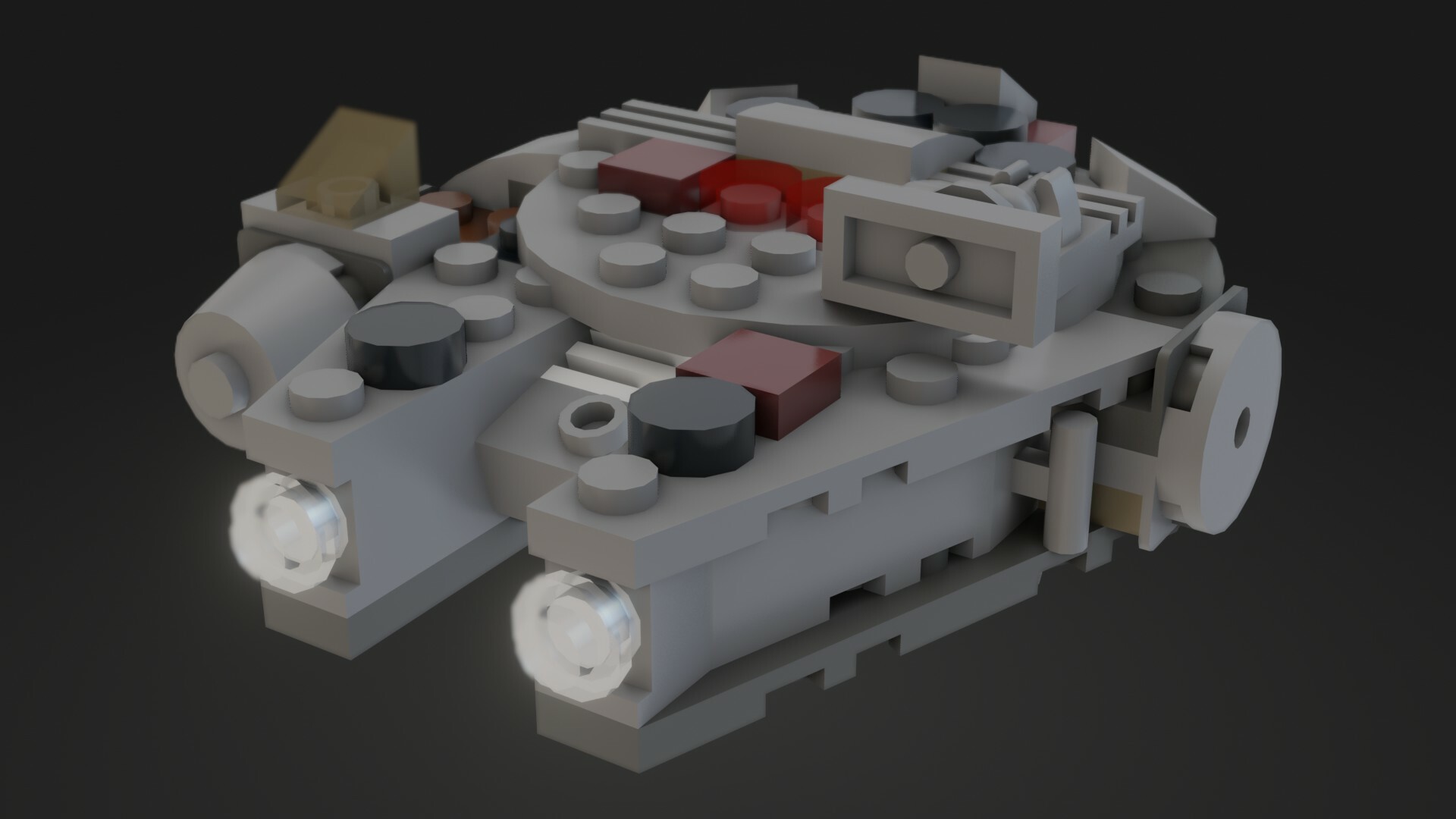 ArtStation - LEGO Millennium Falcon Microfighter