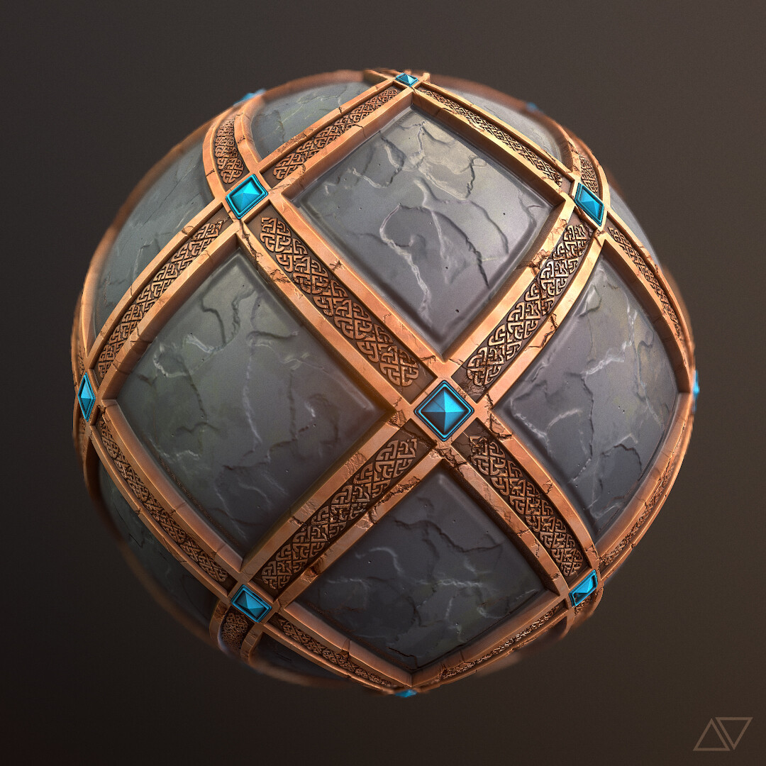 ArtStation - Stylised Fantasy Material Study