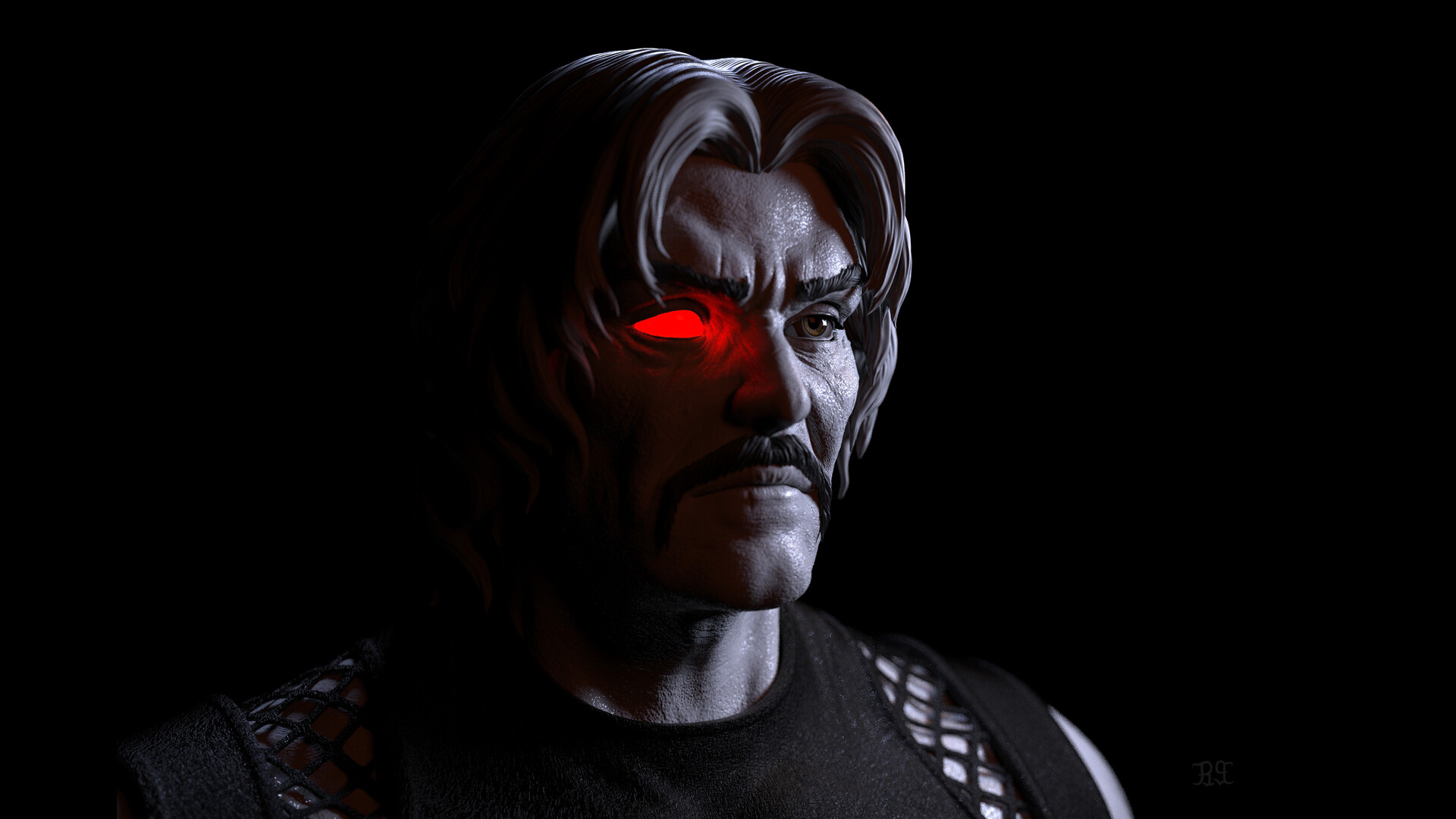 ArtStation - Rugal Bernstein Portrait sculpt