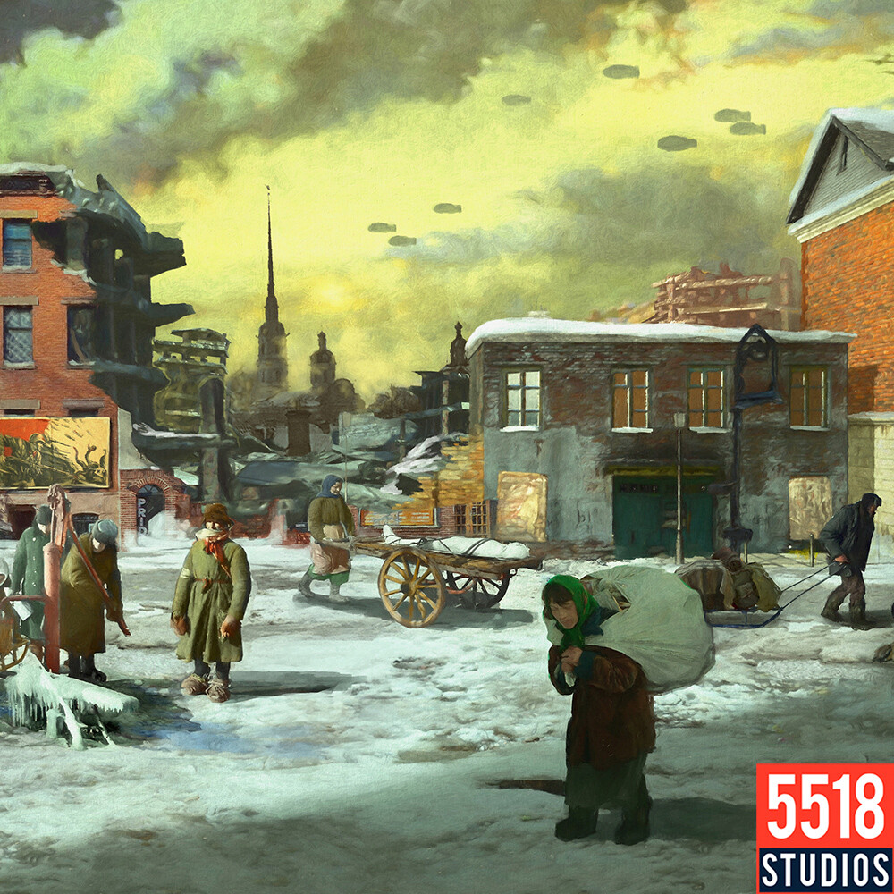 ArtStation - The Siege of Leningrad (Blockade)