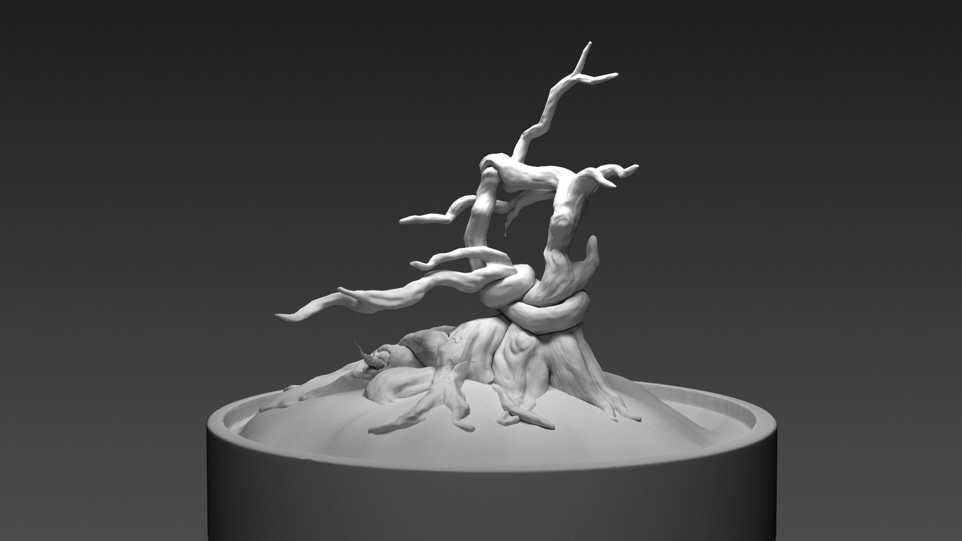 ArtStation - Ent sculpting