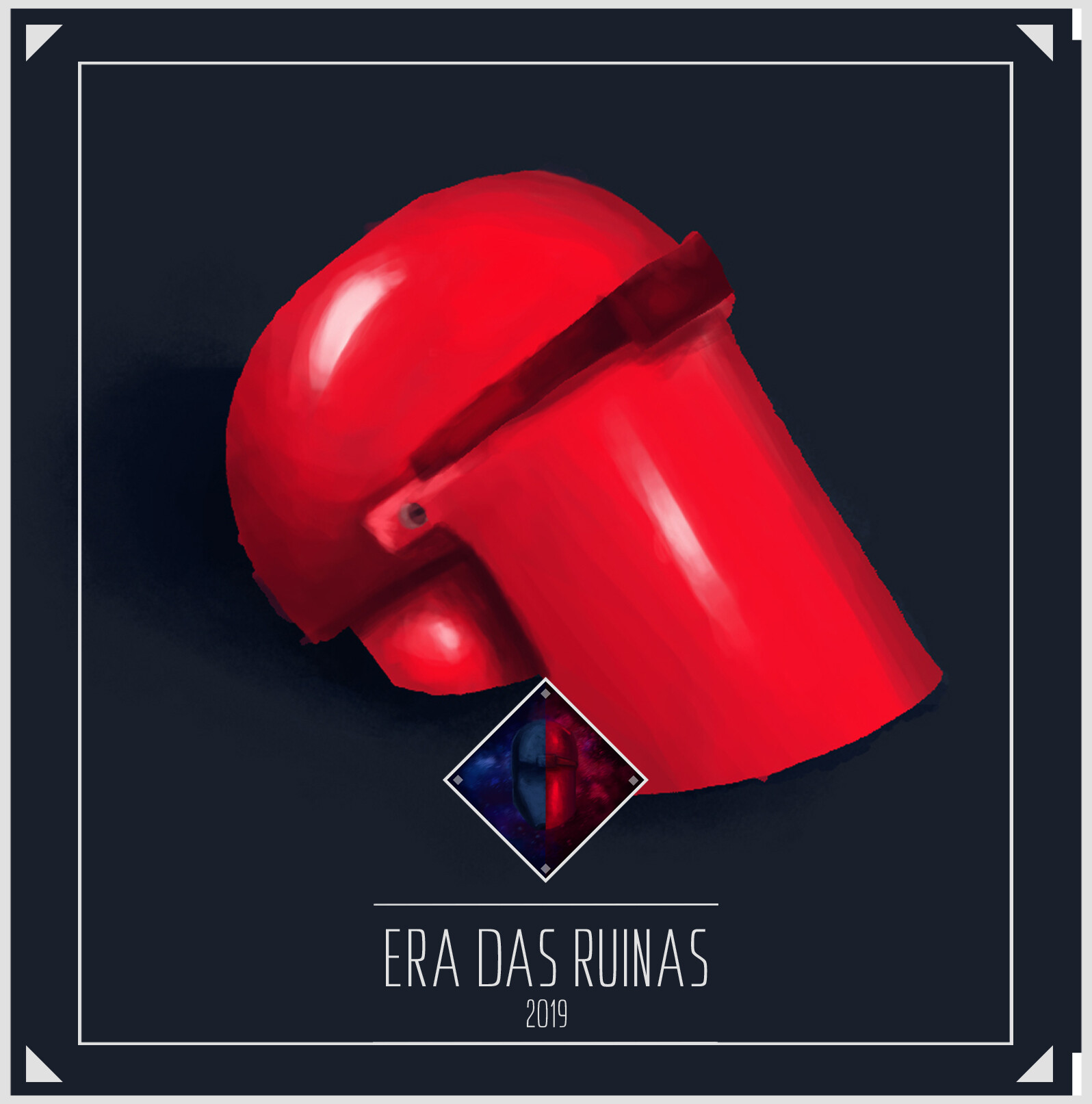 Gabriel Silvino - Futuristic riot helmet-Concept art 1