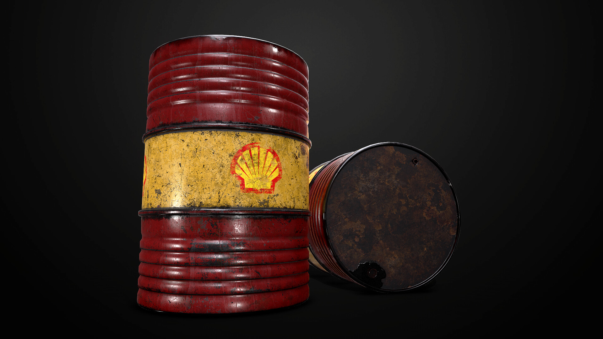 ArtStation - Oil Barrel