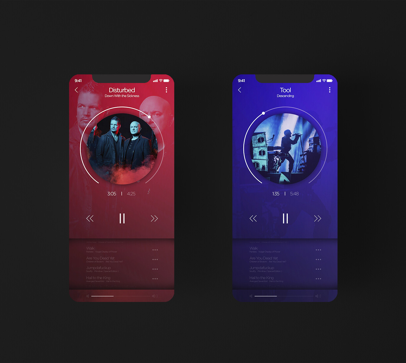 ArtStation - Concept Music Player UI Design