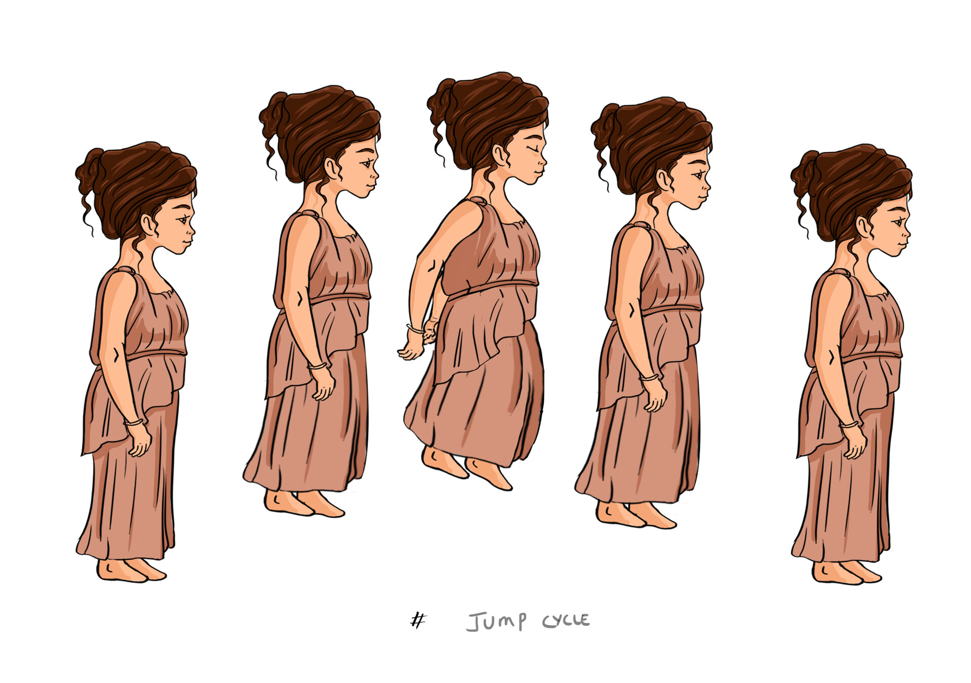 ArtStation - Sprite Sheet of Roman character