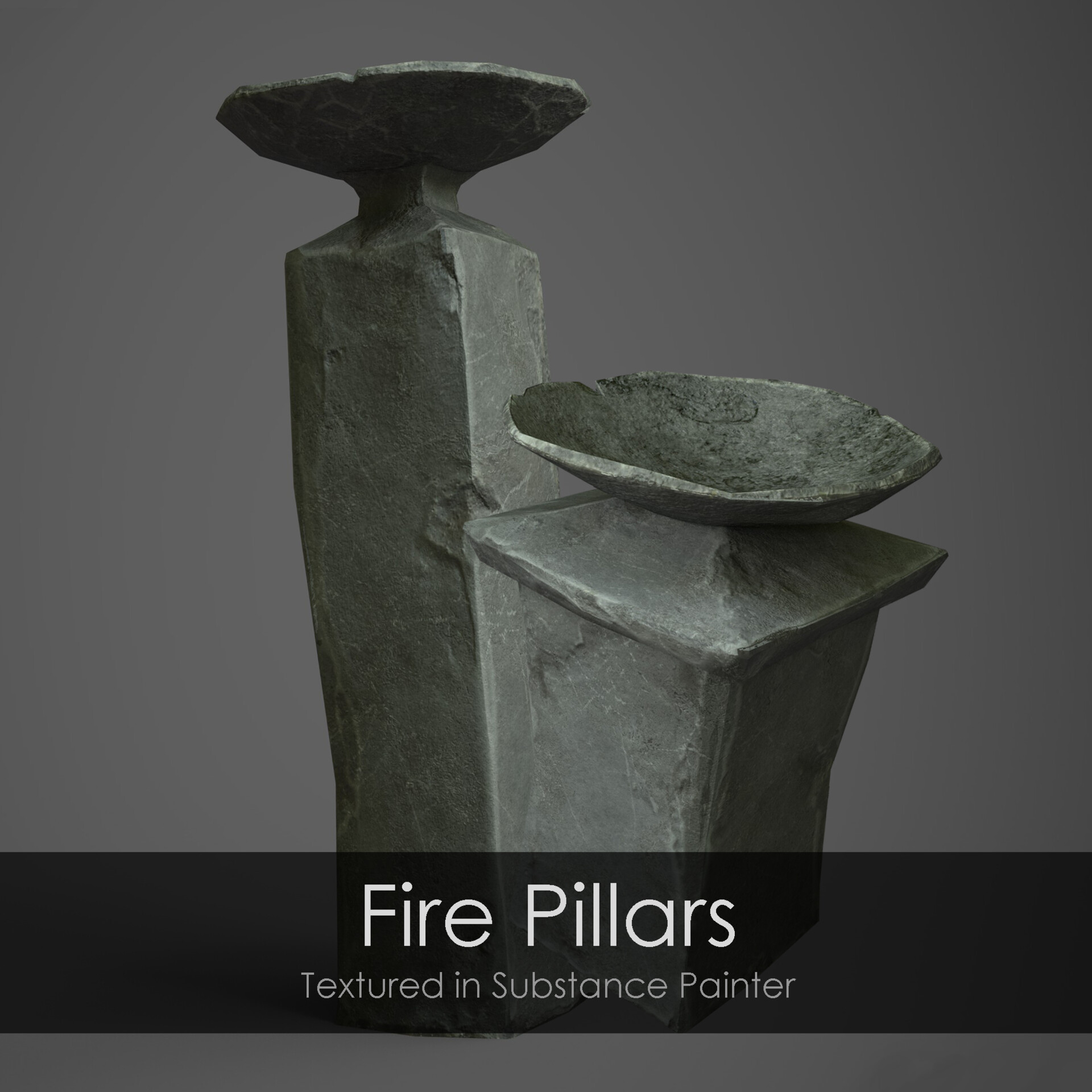 ArtStation - Fire Pillars