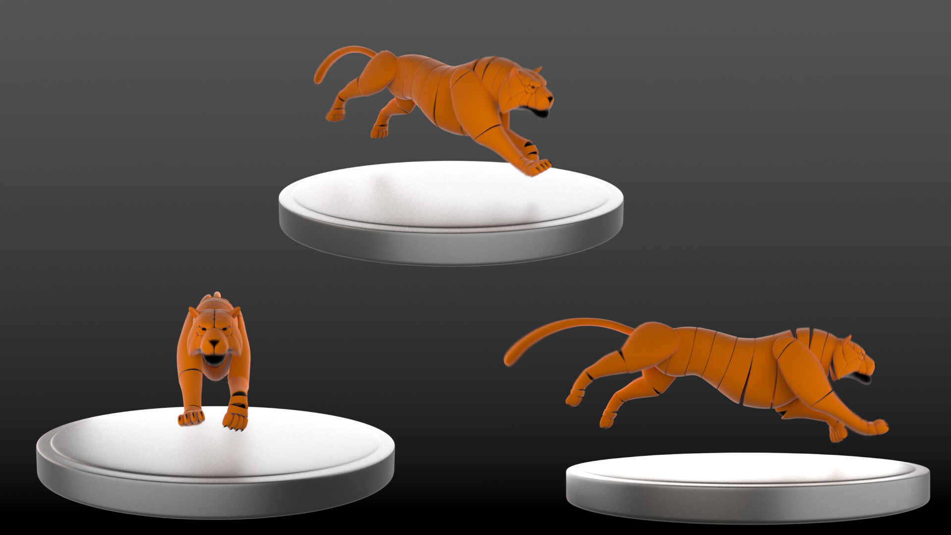 ArtStation - Tiger Run Cycle