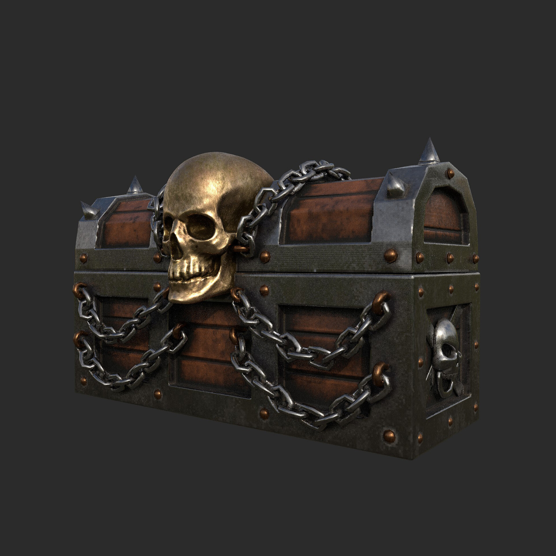 ArtStation - Haunted Chest Box