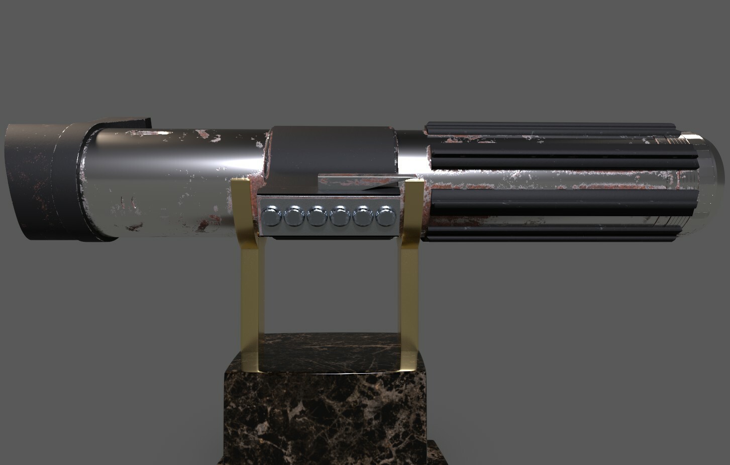 ArtStation - Darth Vaders Lightsaber Hilt (Clean and Worn)