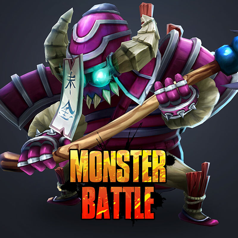 ArtStation - Monster Battle - The Greatest Samurai