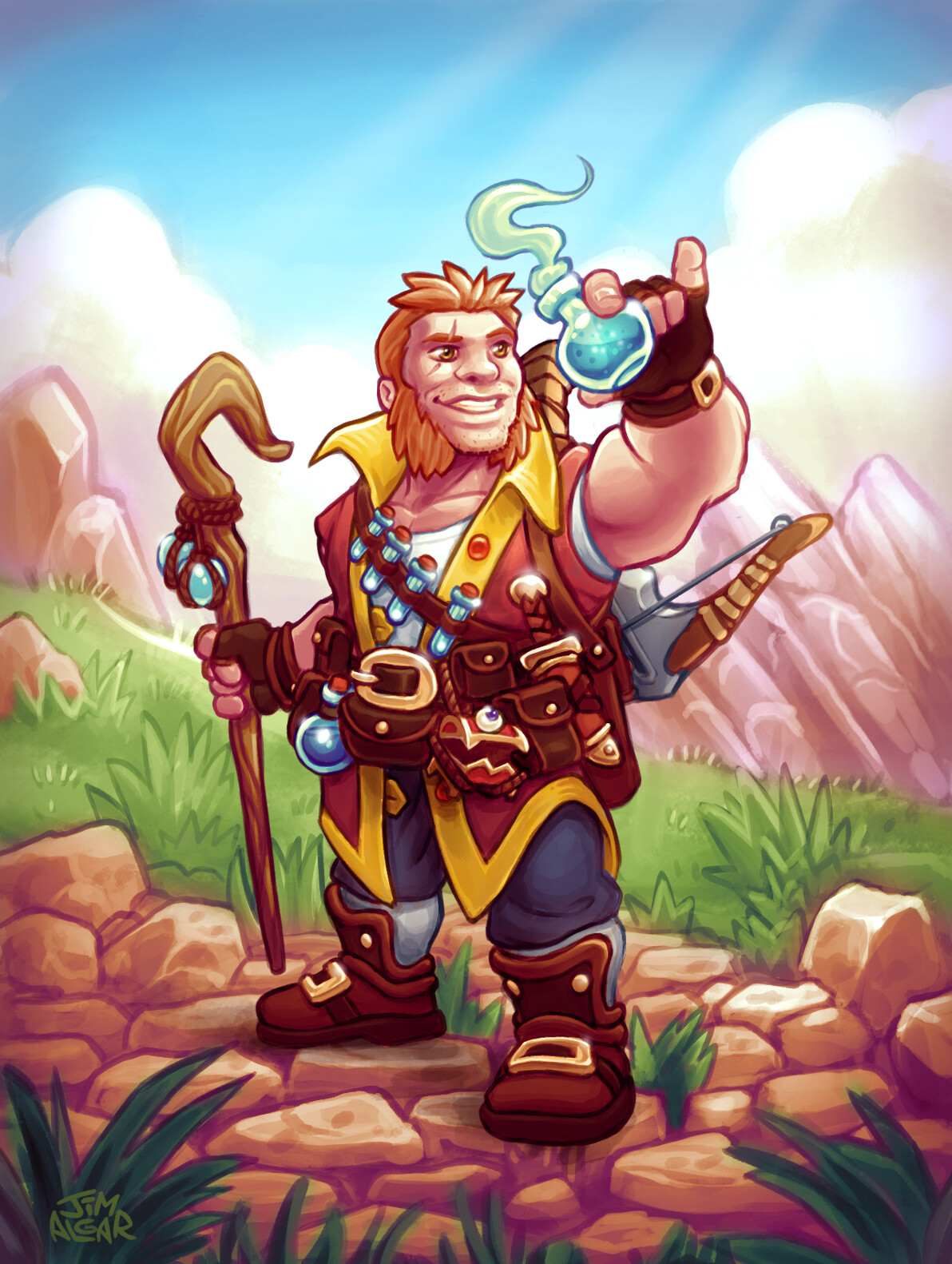 ArtStation - Dwarven Alchemist Explorer
