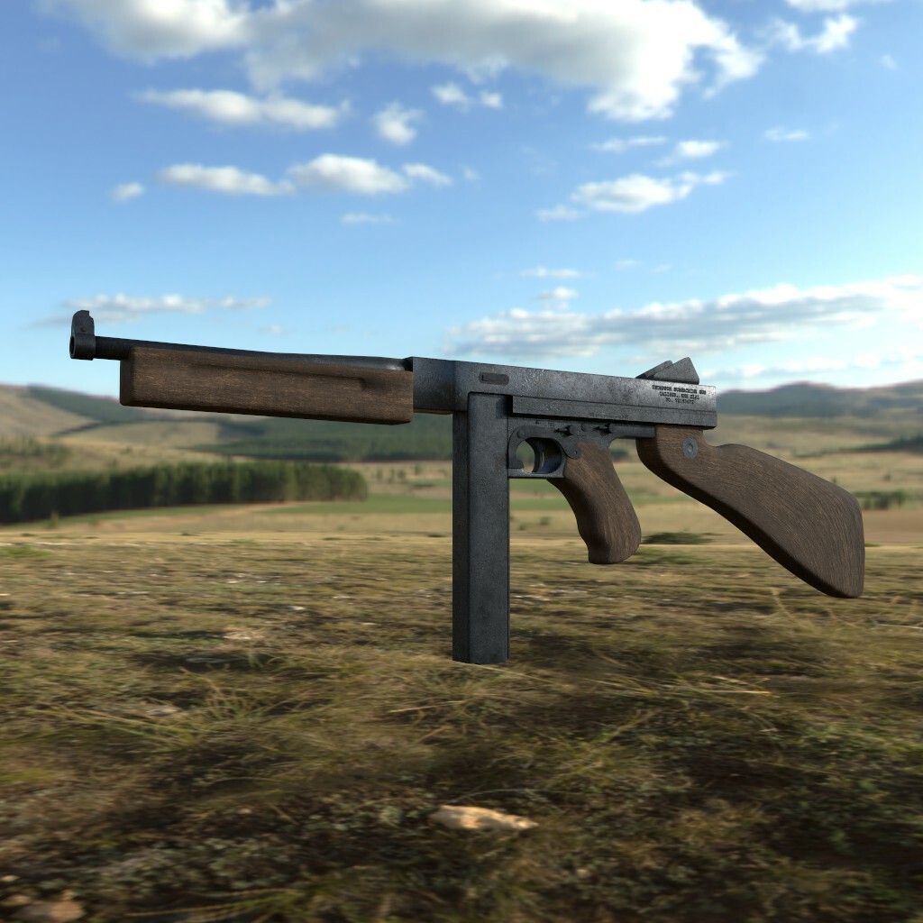 ArtStation - Thompson M1A1