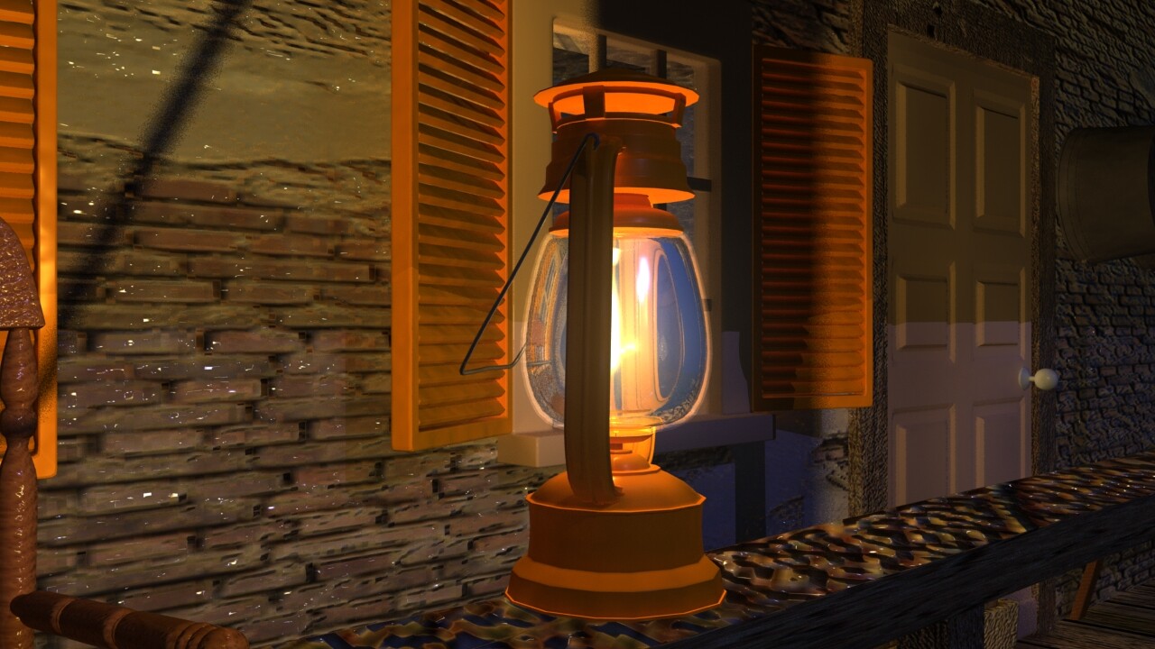 ArtStation - Night Render using Sun & Sky Render