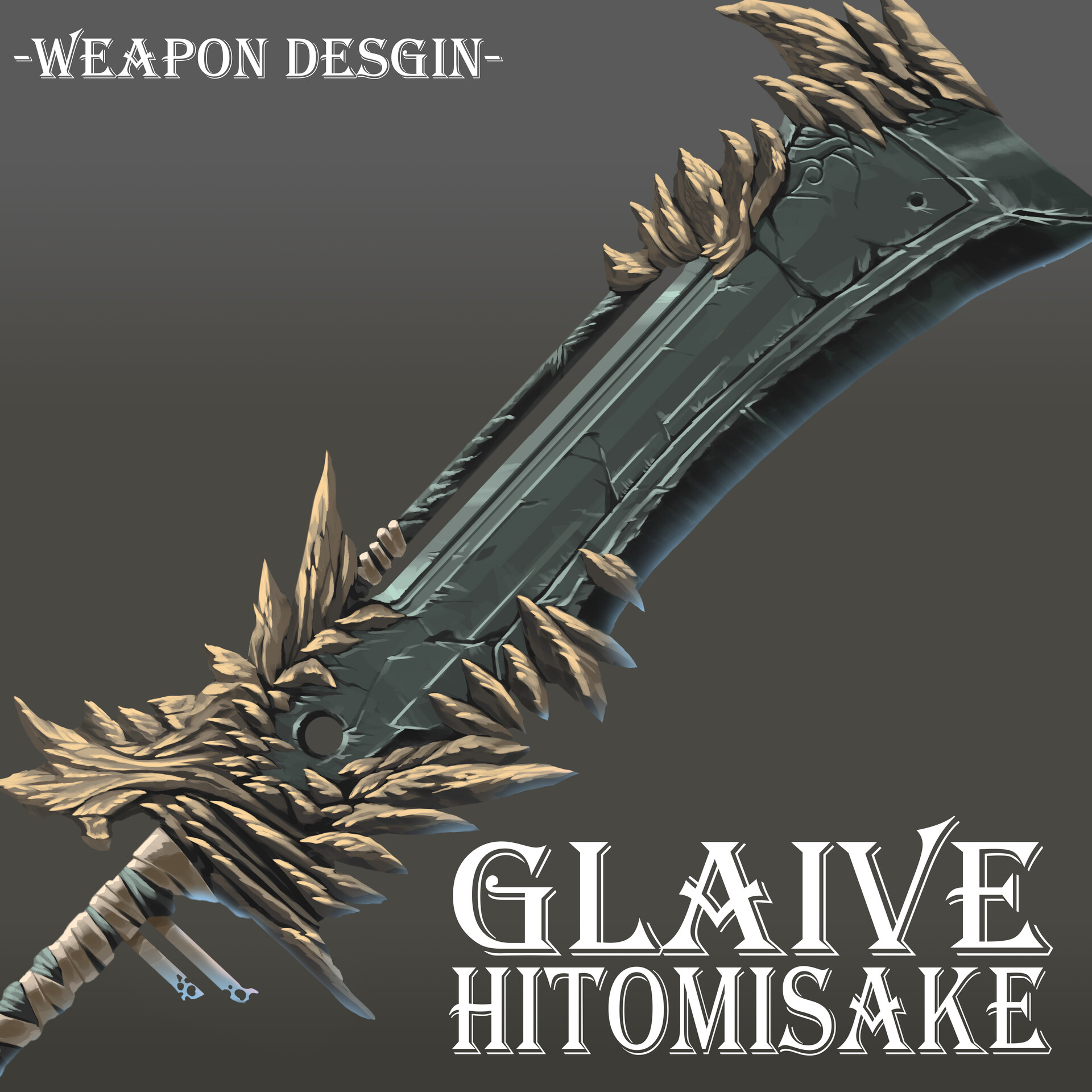 ArtStation - Weapon Desgin- The glaive