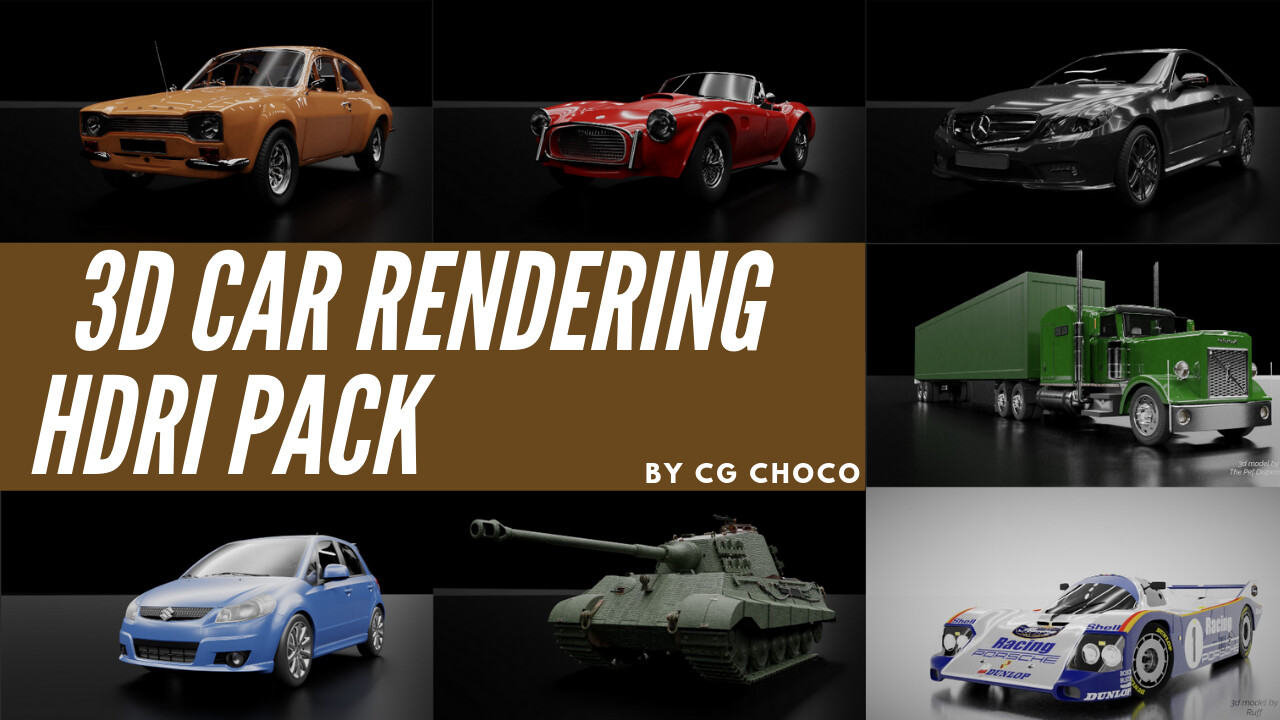 ArtStation - 3D Car Rendering Artistic HDRI pack