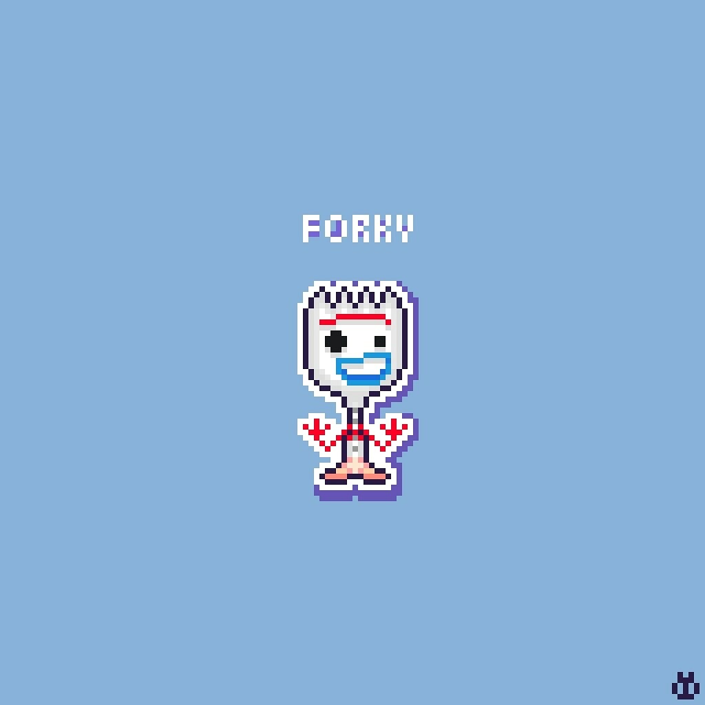 ArtStation - Forky from toy story 4