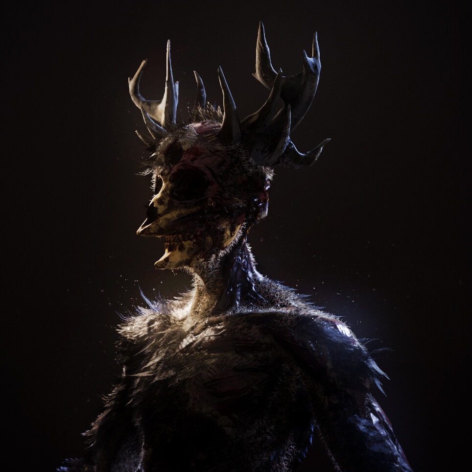 ArtStation - Horror Game Creature: Graugeist