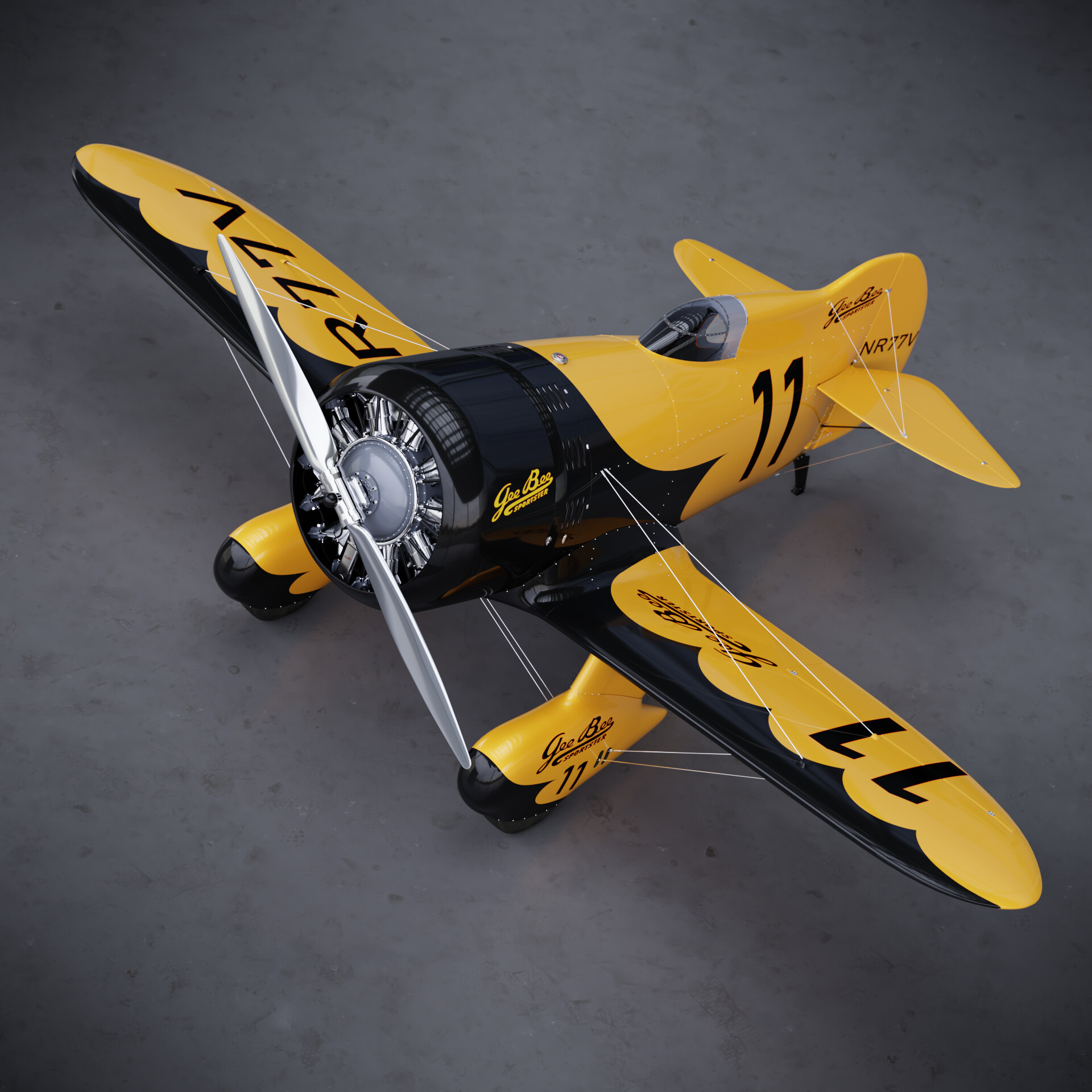 ArtStation - Gee Bee Model