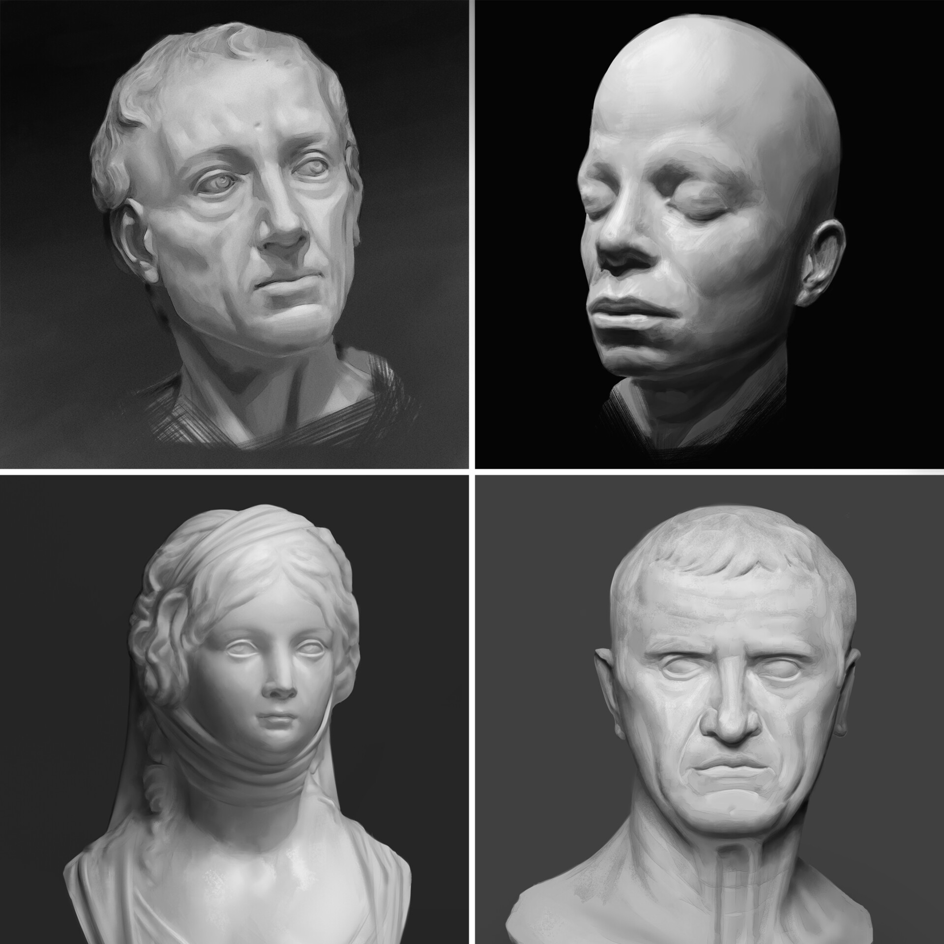 ArtStation - Value studies