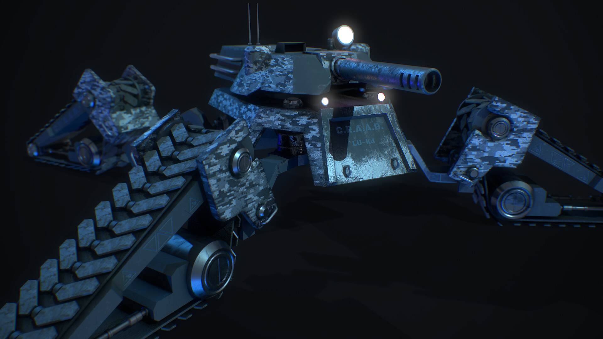 ArtStation - Hard Surface / Vehicle / Spider Tank