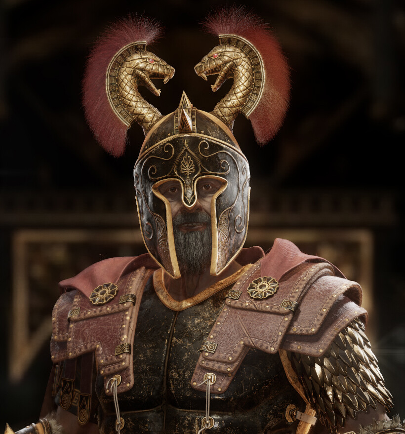 ArtStation - Real Time Ancient Spartan Leader