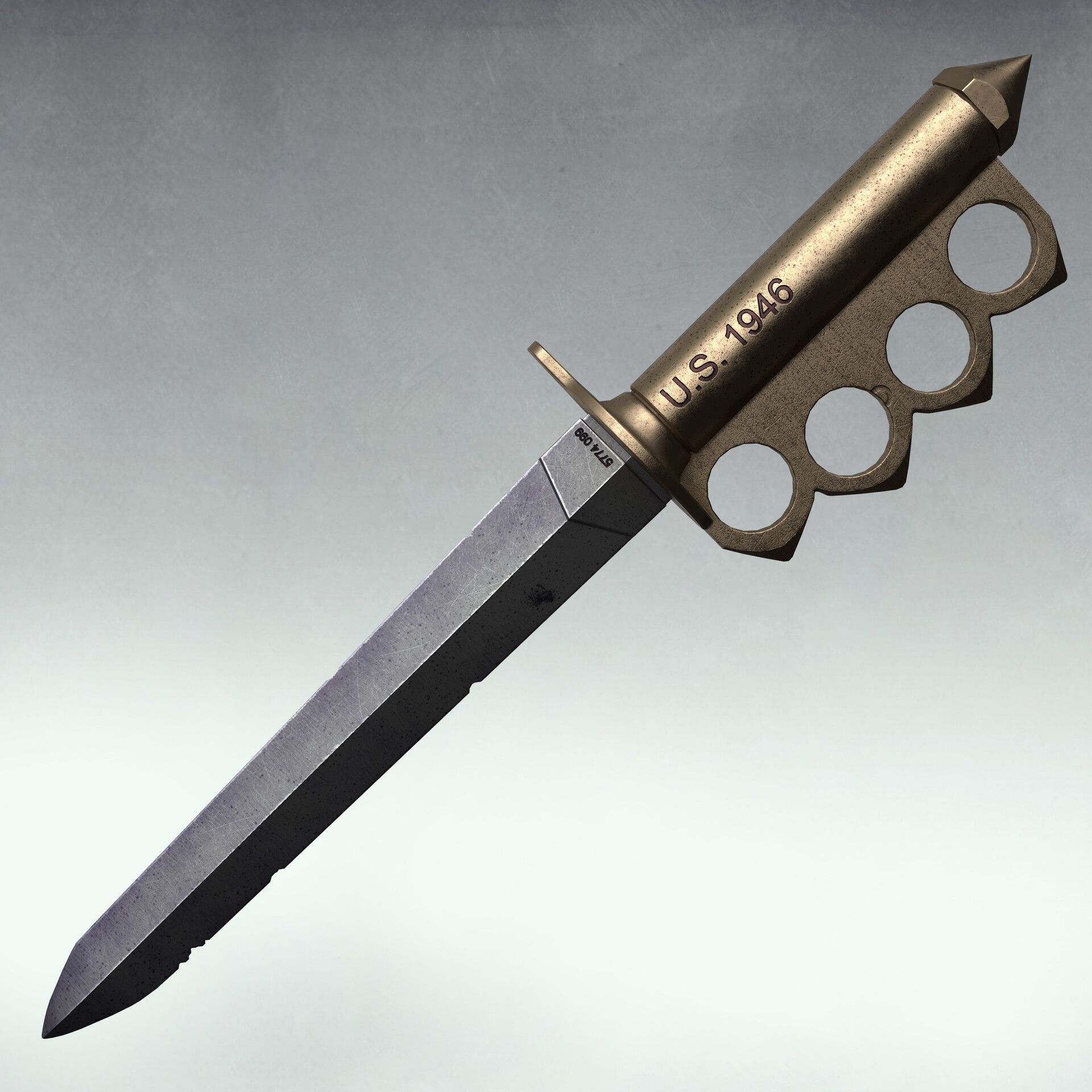 ArtStation - Trench Knife - 2019
