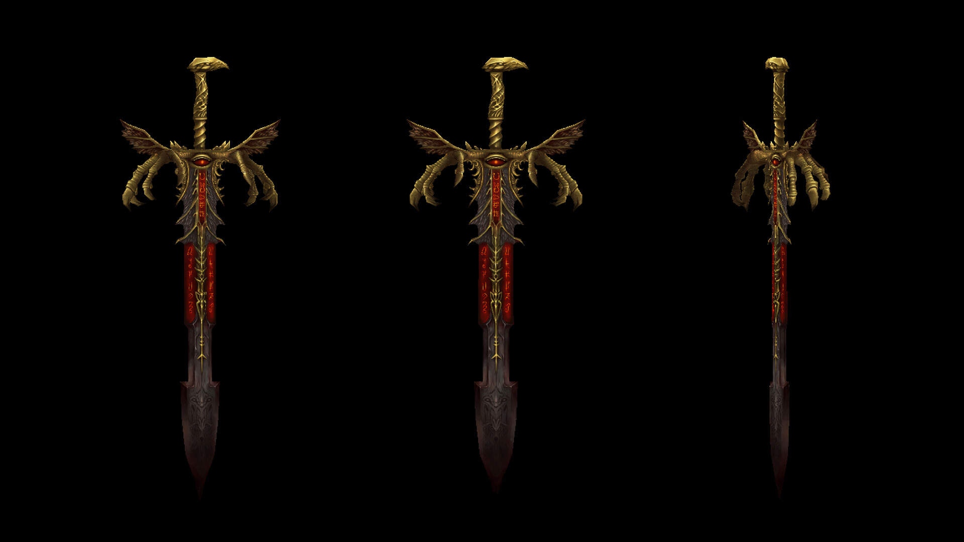 ArtStation - Traditional art exercises_Dark sword :)