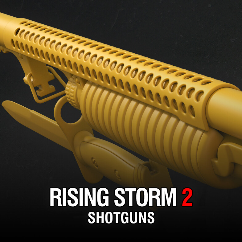 ArtStation - Rising Storm 2: Vietnam - Shotguns