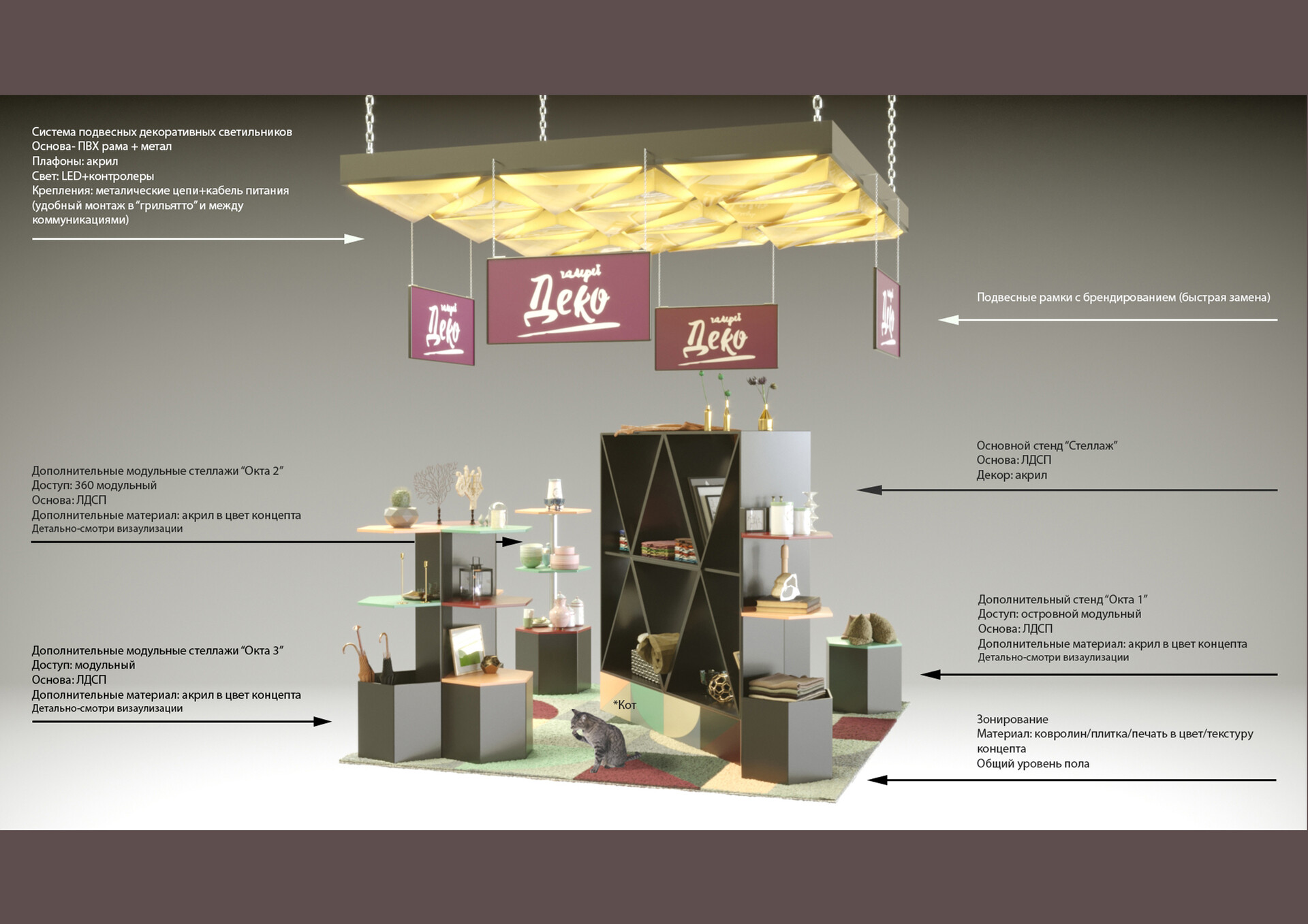 ArtStation - Exhibition area concept