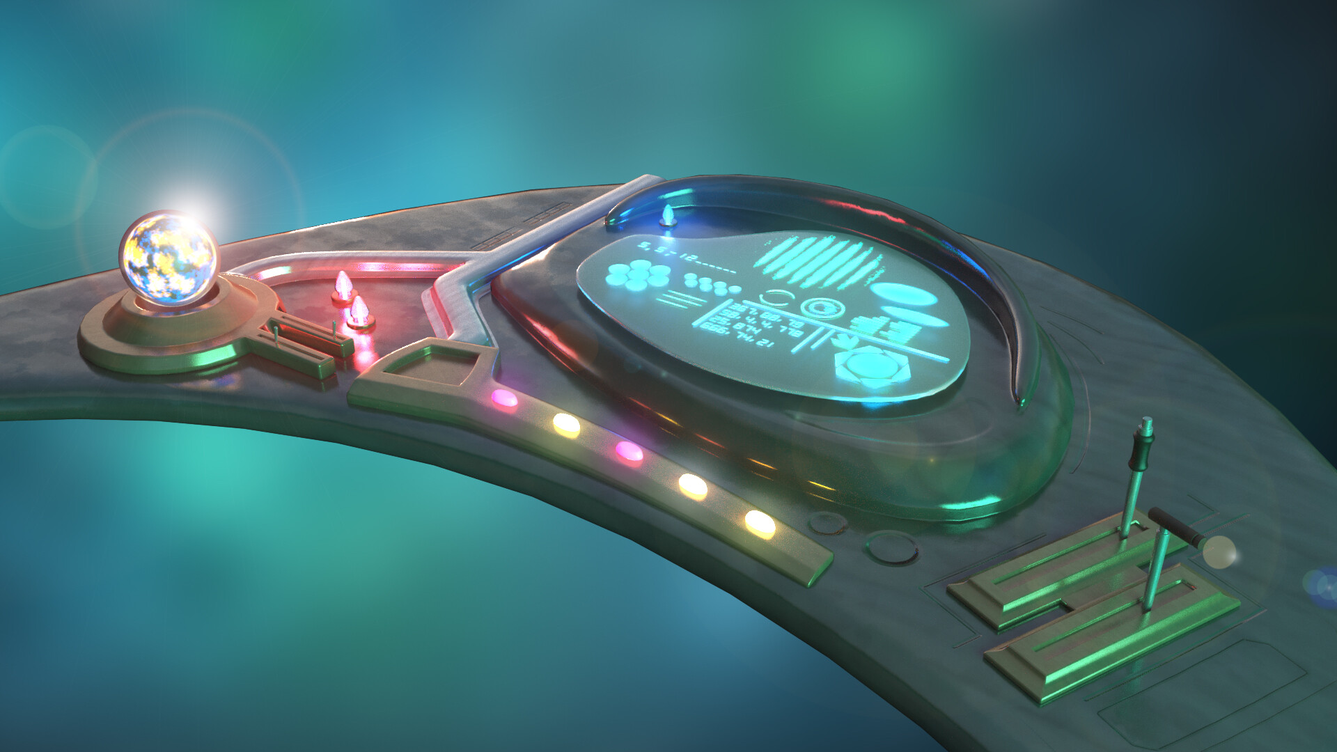 ArtStation - Alien control panel