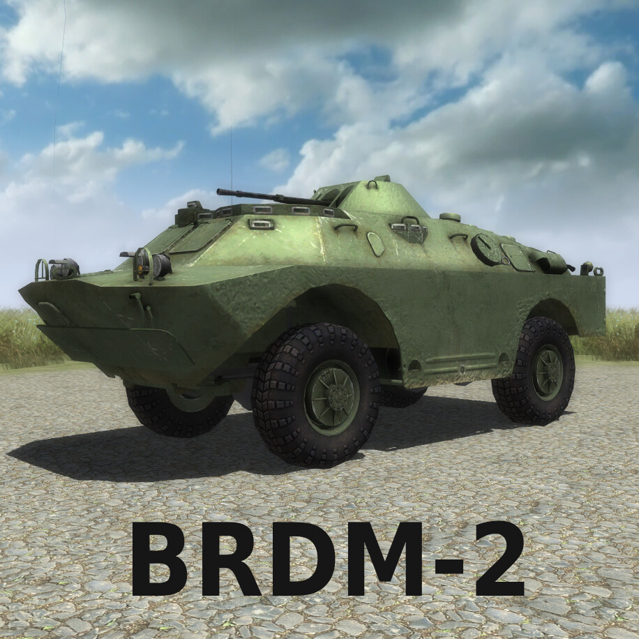 ArtStation - BRDM-2 From War Today
