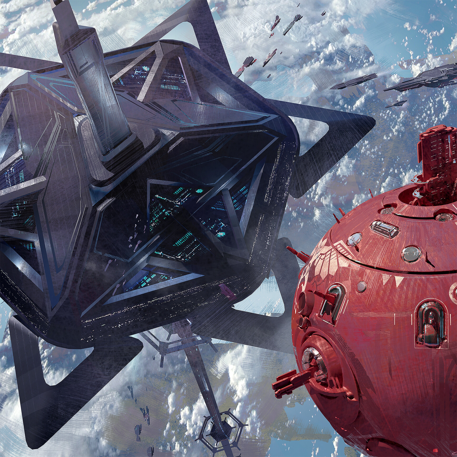 ArtStation - Fragged Empire - Space Stuff!