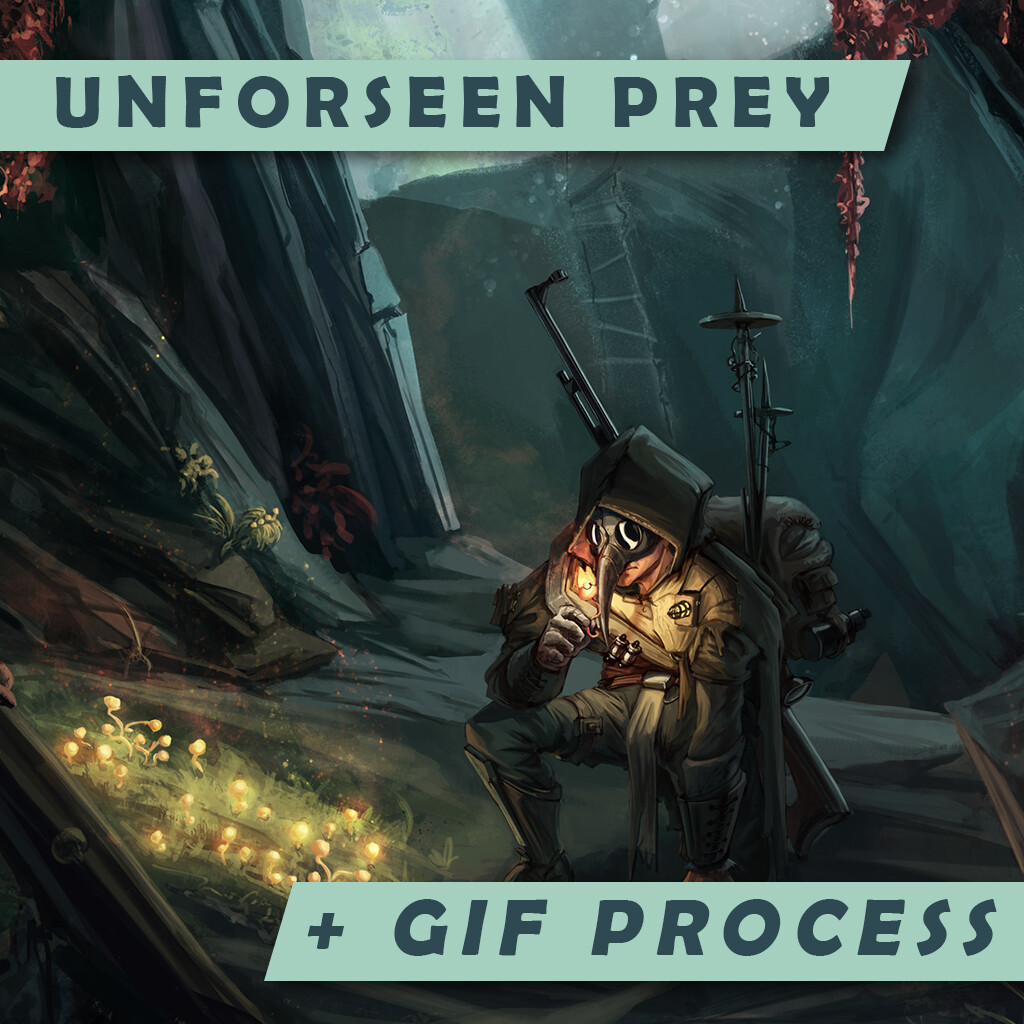 ArtStation - Unforeseen Prey (+ Process GIF)