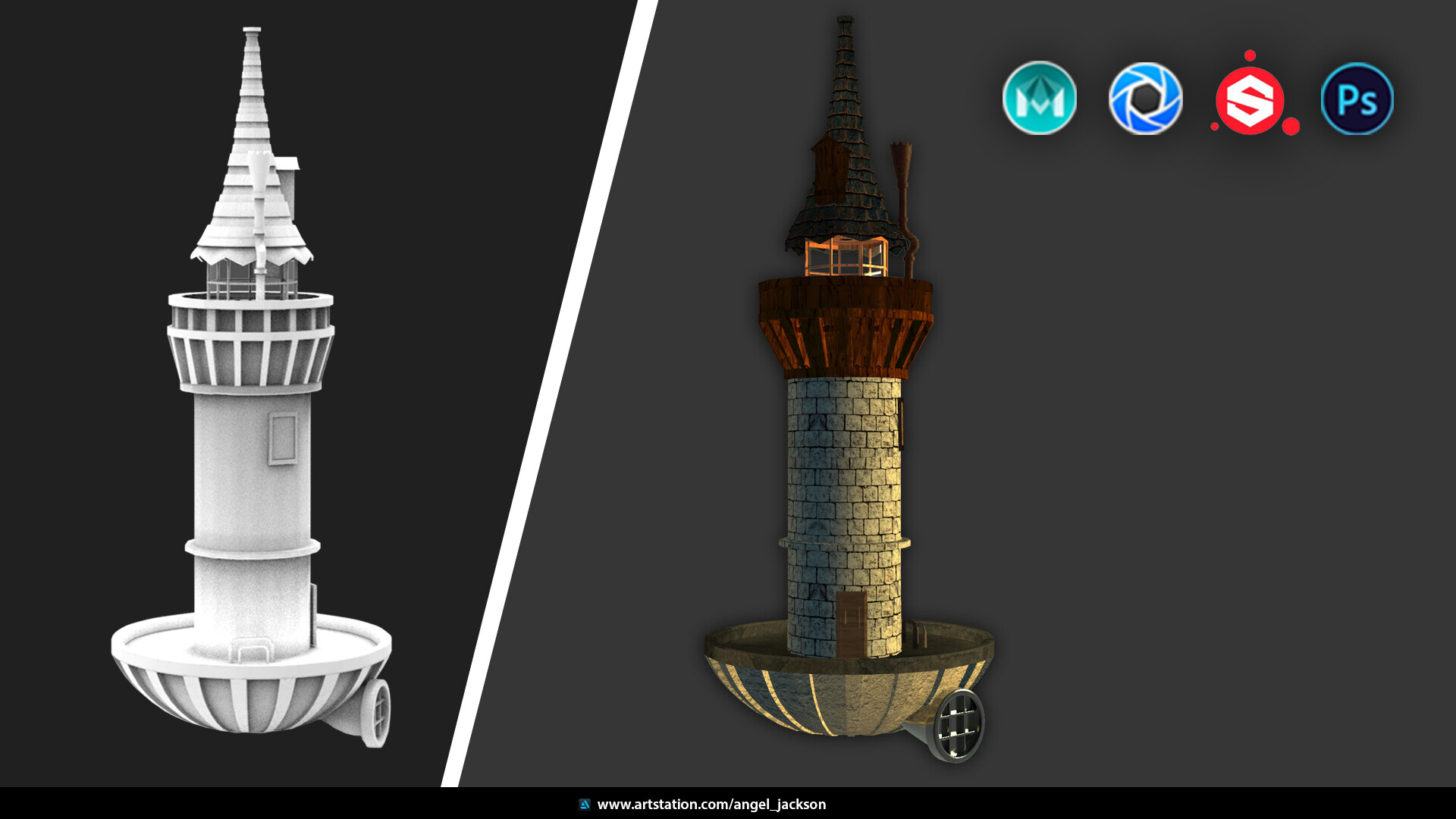 ArtStation - Light House (Concept Art)