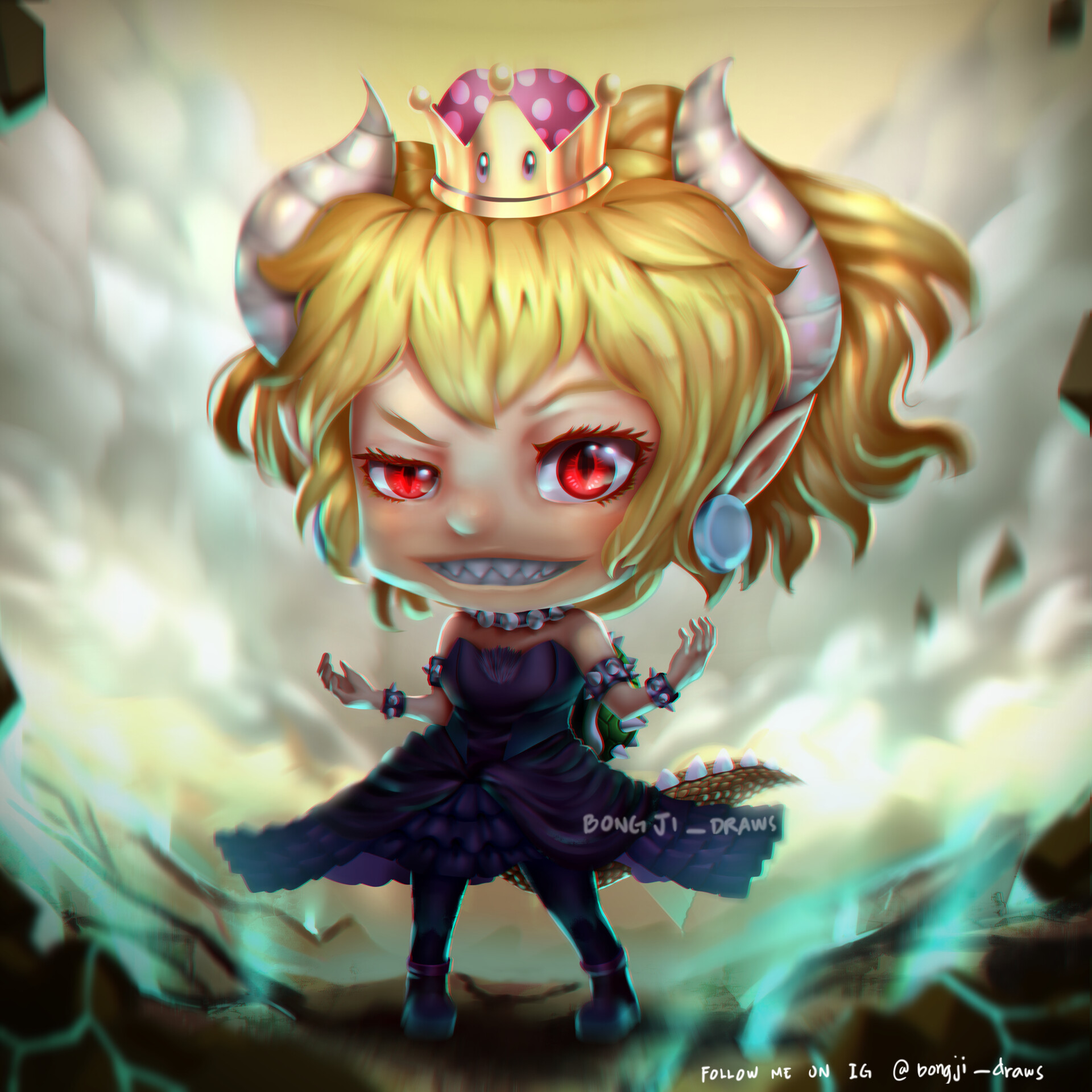 ArtStation - Princess Bowsette