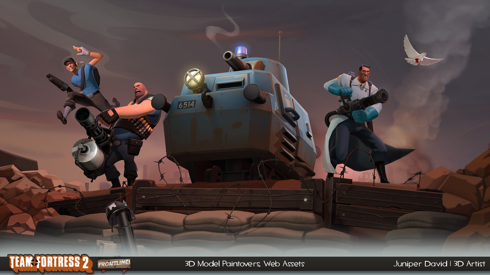 ArtStation - TF2 Frontline! - Web Assets