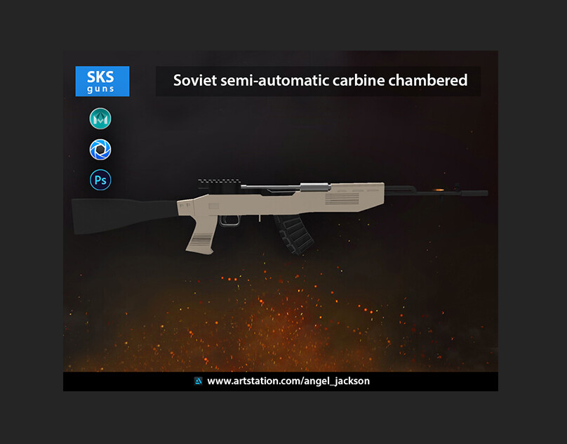 ArtStation - SKS Gun