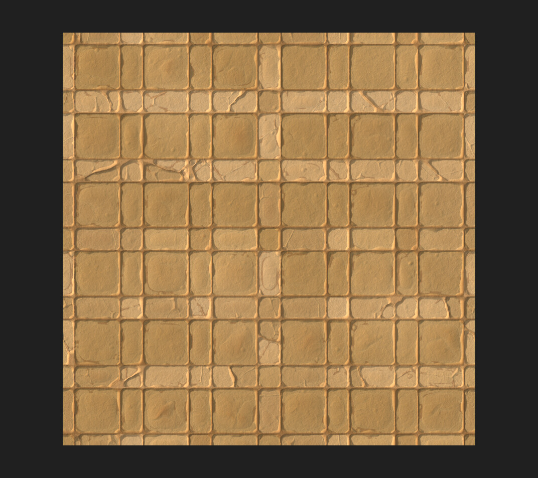 ArtStation - 2D Stylized Floor Textures Pattern 3